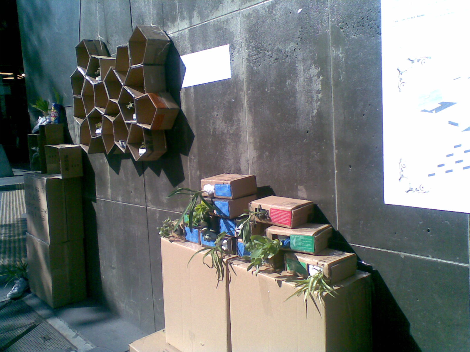 AUDIBLE SHADOW //////////////////: Guerilla Garden Installation