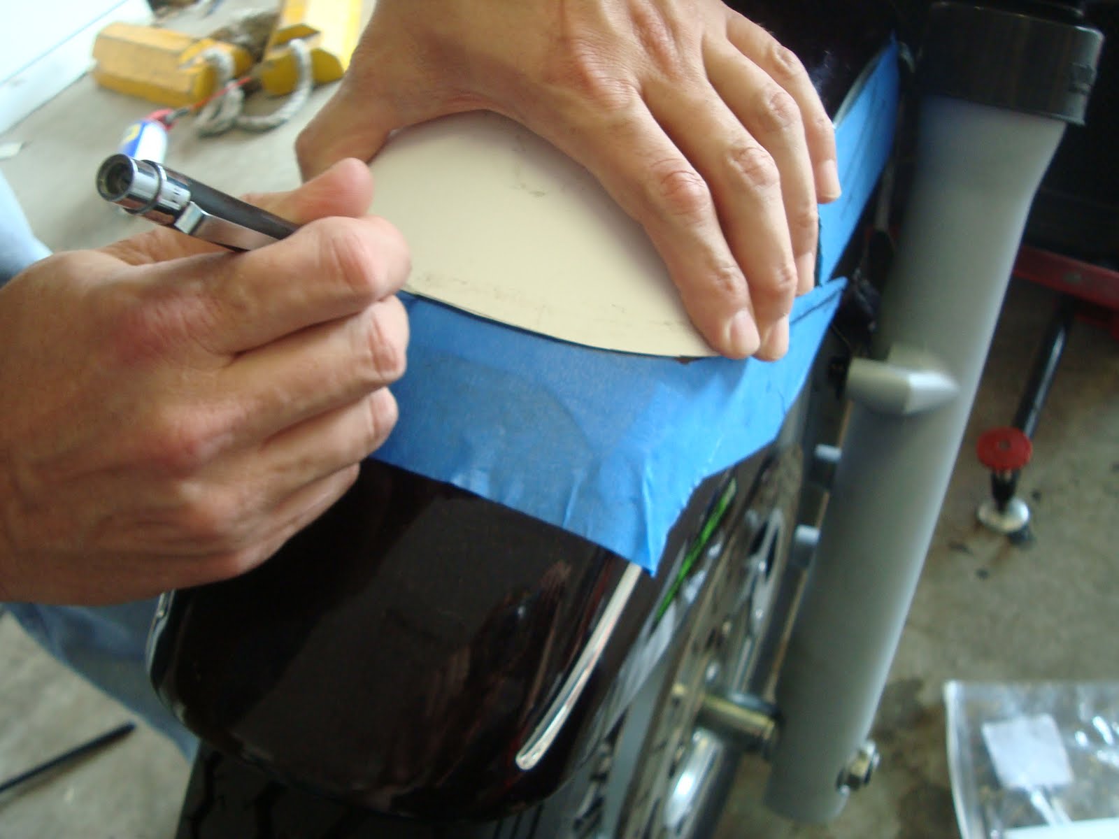 Tear it up, fix it, repeat: Front fender chopping