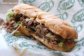 Charley's Steakery grilled subs - Vegas and Food
