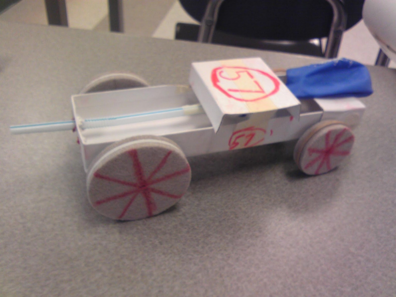 Physics MidTerm: The Mach 5 Balloon Car