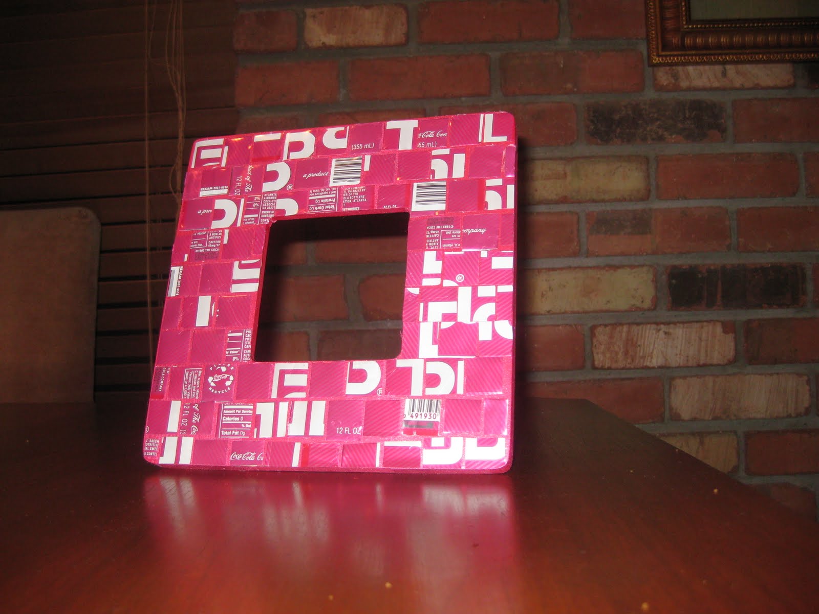 Ashley's Craft Corner: Soda Can Picture Frame