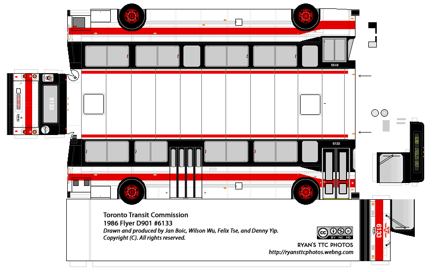 SP. Papel Modelismo: PaperCraft - Toronto Transit Commission TTC