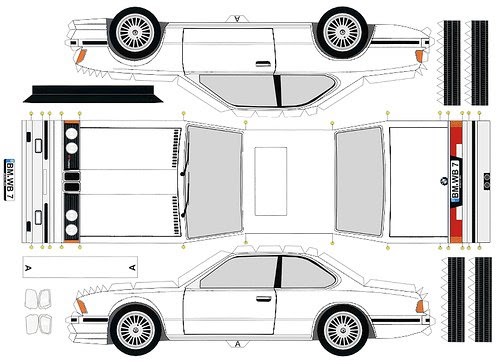SP. Papel Modelismo: PaperCraft - BMW