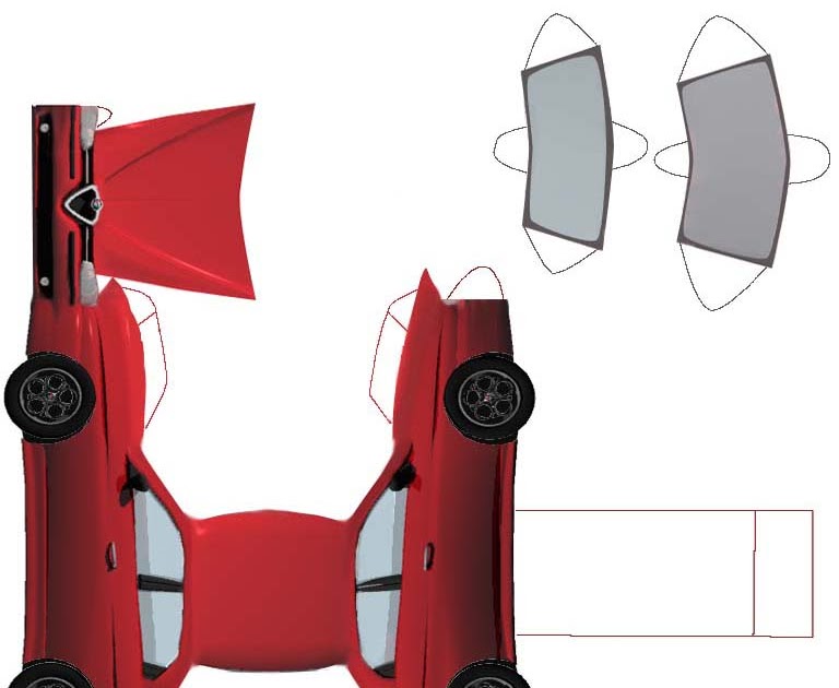 SP. Papel Modelismo: PaperCraft - Alfa Romeo