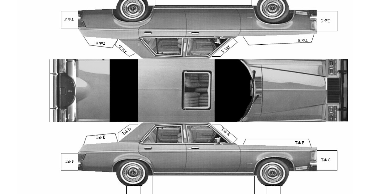 SP. Papel Modelismo: PaperCraft - Lincoln Versailles