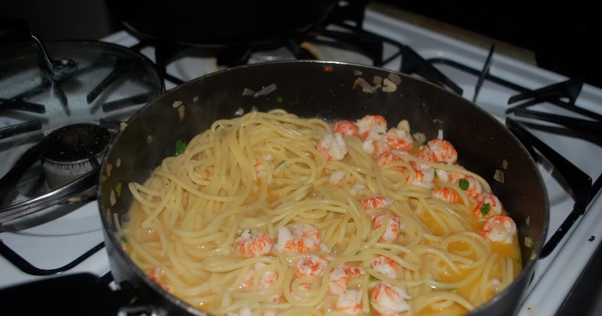 Pearls in the Kitchen: Langostino Scampi Pasta