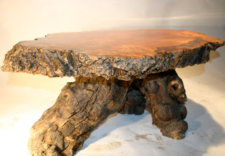 cercis: Tree Slab Side Table