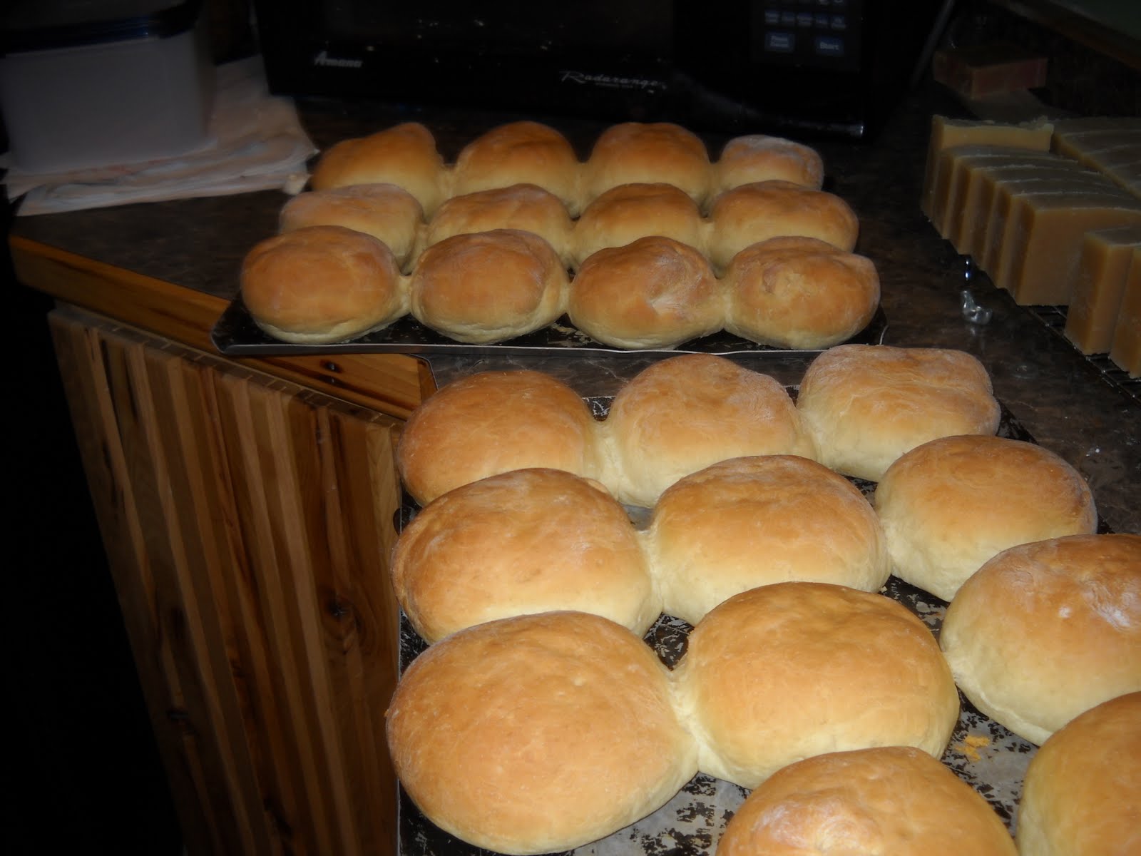 The Grahn Homestead: Homemade buns/bread
