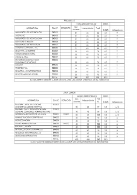 Comercio Internacional UVM: Plan de Estudios