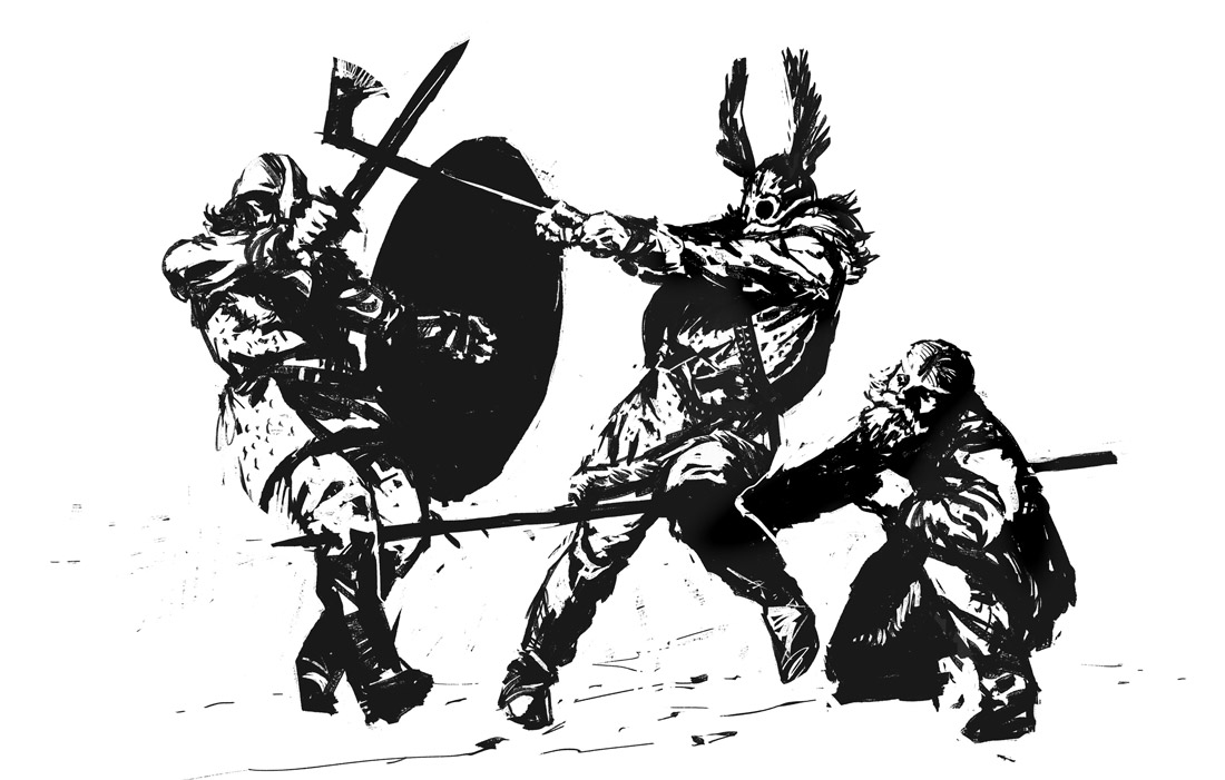 joonistajad koos: 90 - Viikingid - kinnas