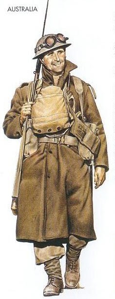 Military Uniforms of World War II: World War II Australian soldier