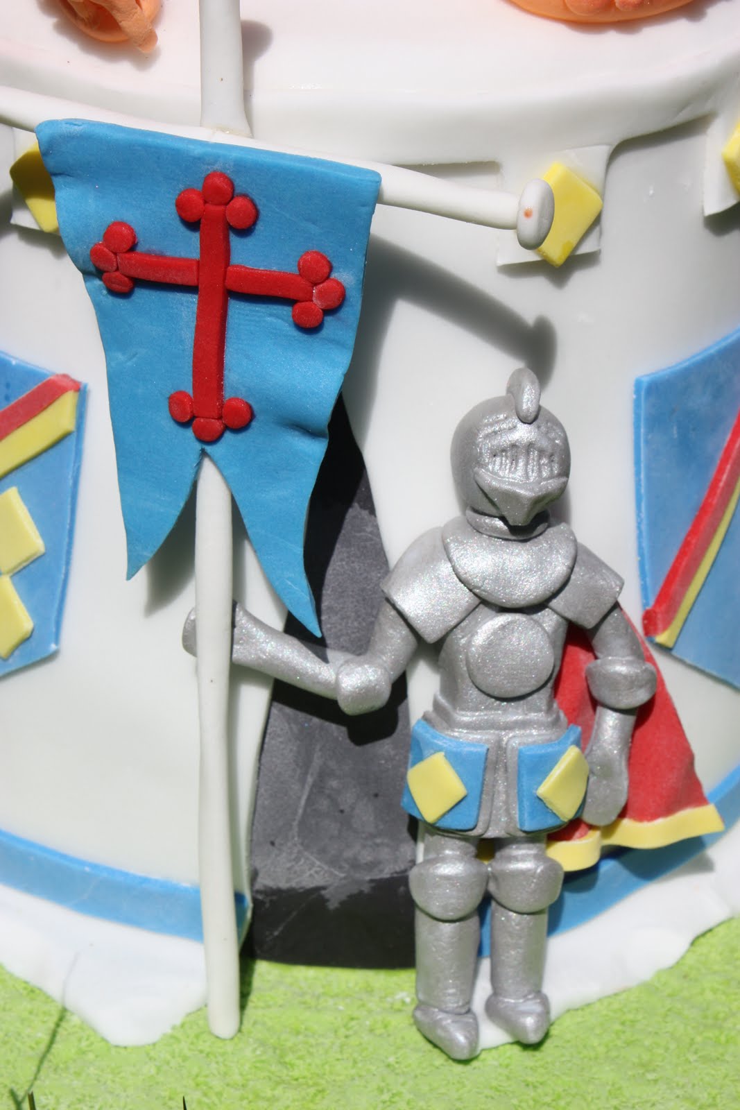 Whimsical by Design: Austin's Knights and Dragons Birthday Cake