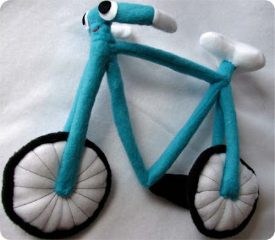 Ride the Machine: The bike plush toy.