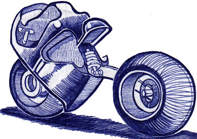 Ride the Machine: High Concept: Andy Sparrow's Bloodrunner bikes.