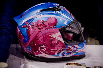 Ride the Machine: Flicker: Anime Motorcycle Helmet.