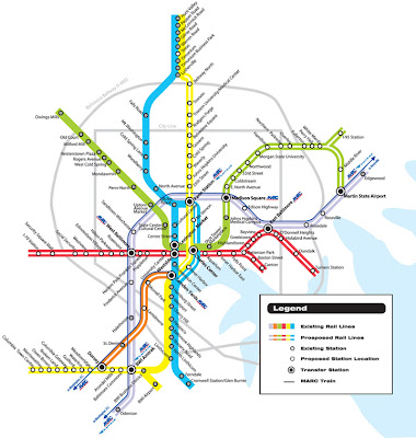 Baltimore's Mass Transit Movements: Part 4: Future Plans: Regional Rail ...