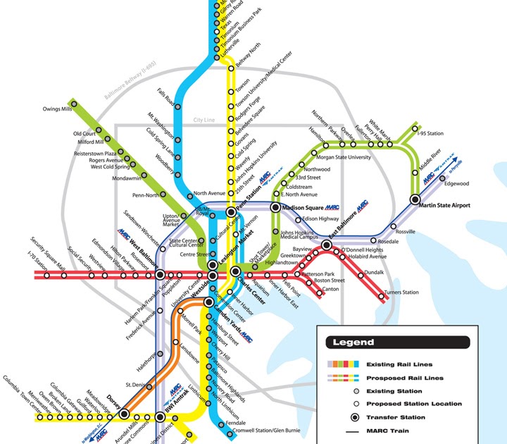 Baltimore's Mass Transit Movements: Part 4: Future Plans: Regional Rail ...