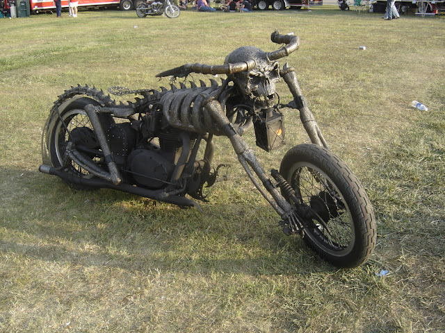 MOTORCYCLE 74: Skeleton motorcycle