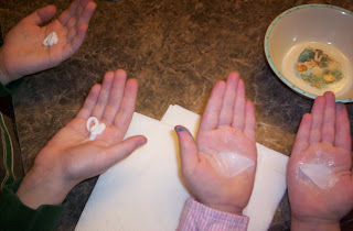 Almost Unschoolers: Children's Hand Washing Activitiy - Glitter Germs