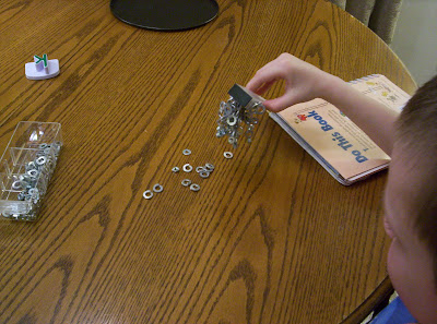 Almost Unschoolers: Playing With Magnets - Physics for Kids
