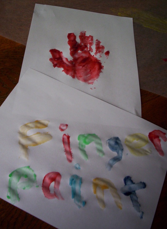 Almost Unschoolers: Homemade (Scented) Finger Paint