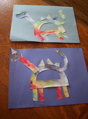 Almost Unschoolers: D is for Daddy-o-saurus, A Father's Day Dinsosaur Craft