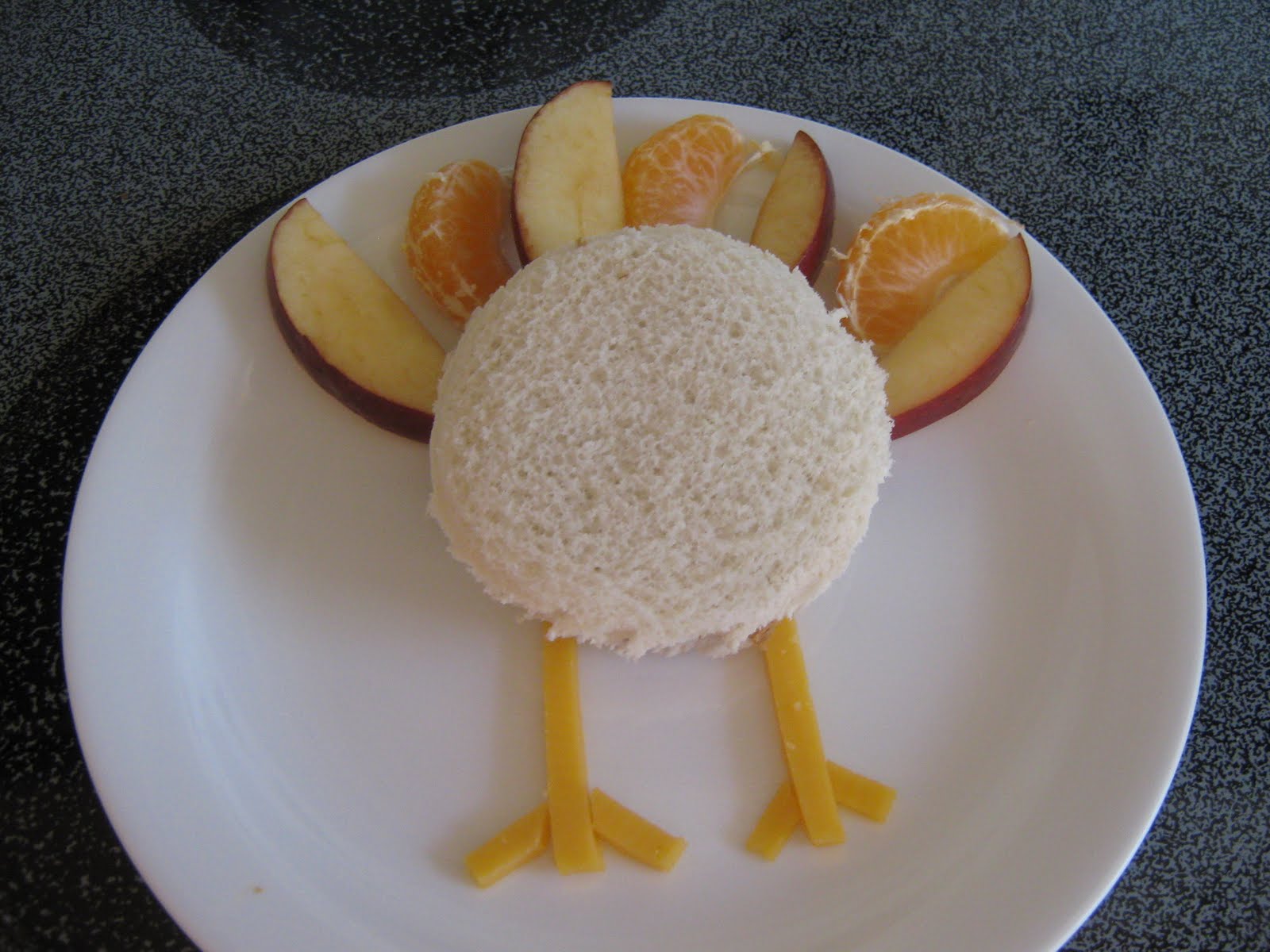 Almost Unschoolers: Turkey (Shaped) Sandwiches