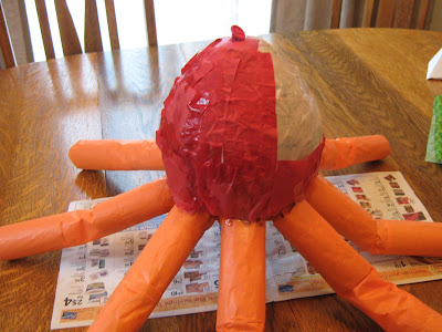 Almost Unschoolers: How To Make An Octopus Pinata