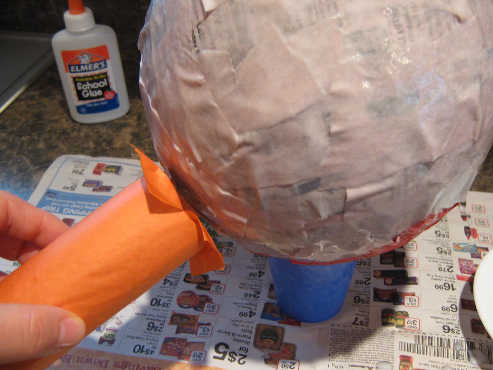 Almost Unschoolers: How To Make An Octopus Pinata