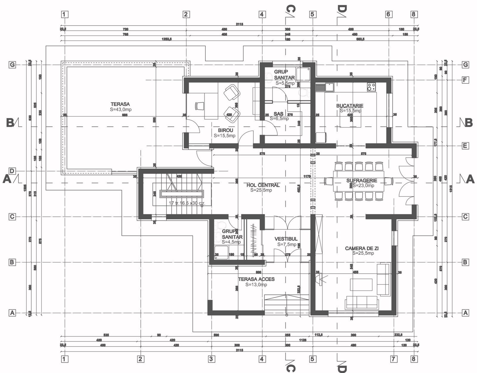 GRAY ARCHITECTURE: plan parter