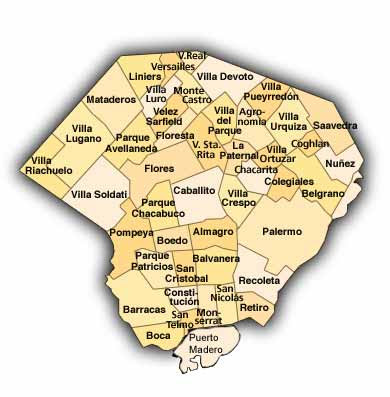 “Capital Federal” Mapa