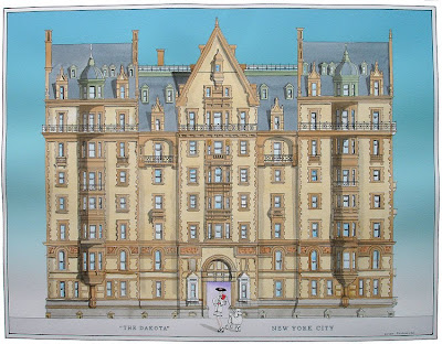 The Dakota: The Dakota Building - Architectural Plan for Front Elevation