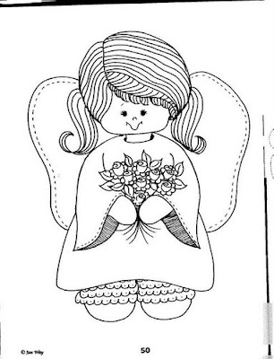 Dibujos angelitos bonitos gratis para imprimir - Imagui