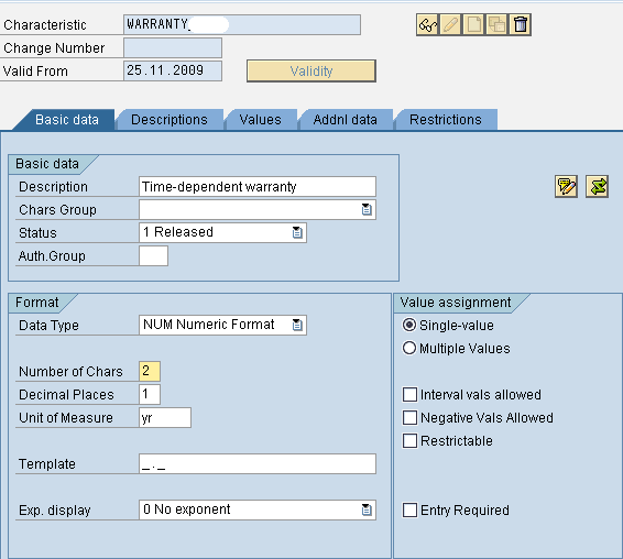 The SAP People: Warranties configuration