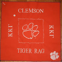 Clemson Girl: Clemson Tiger Rags - Get your very own, customized Tiger Rag!