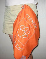 Clemson Girl: Clemson Tiger Rags - Get your very own, customized Tiger Rag!