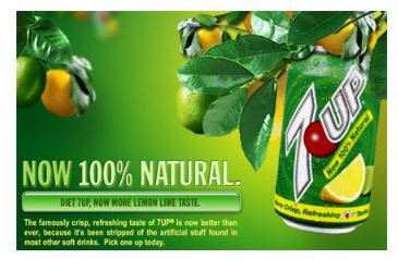 Culture, Consumption, & Marketing: 7up 100% "natural"...