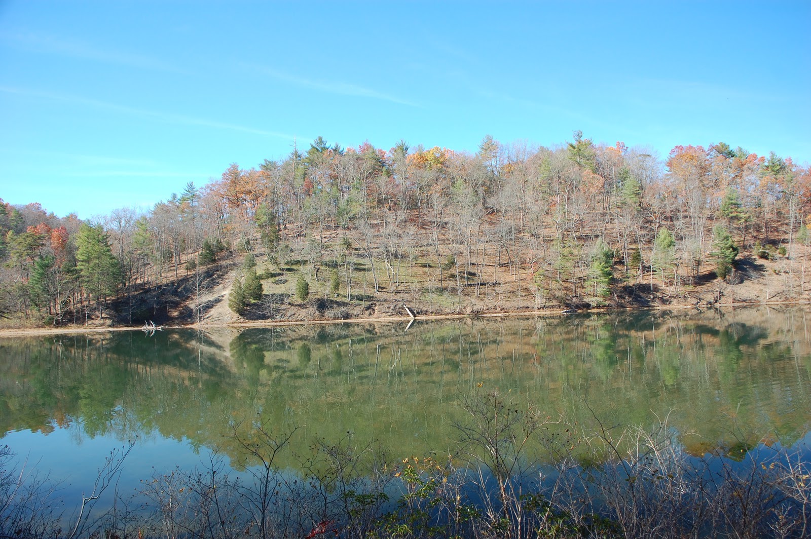 Chestnut Oak Lodge: Lake Laura in Autumn