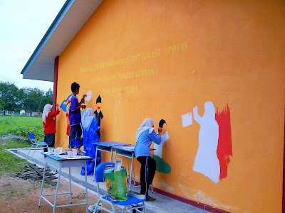 PROGRAM PENDIDIKAN KHAS INTEGRASI: Mural Terbesar PPKI SMK Seri Perak