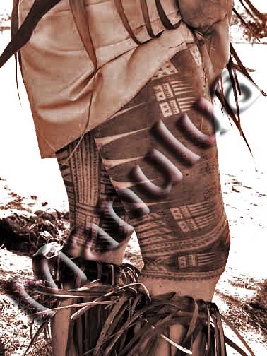 Traditional Tongan Tattoo