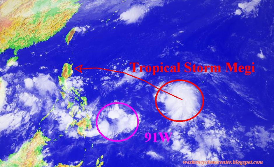 Western Pacific Cyclone Monitoring Center: Tropical Storm Megi rapidly ...