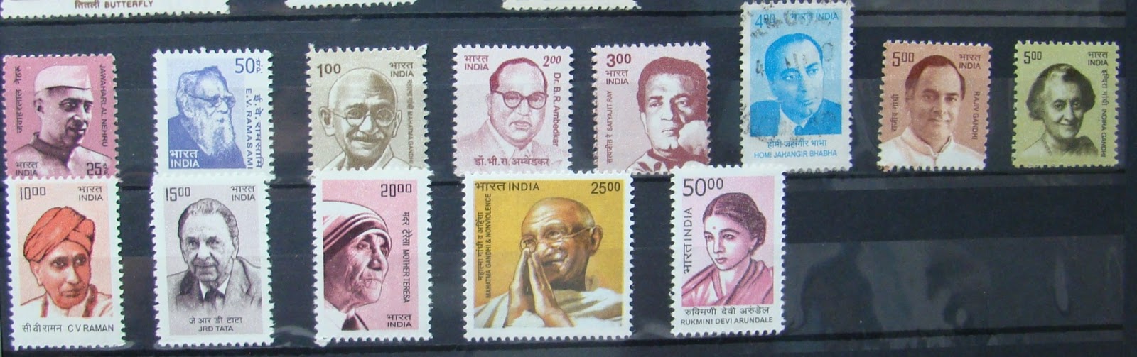 My Postage Stamps Collection: India Collection: Definitives 1949 till date