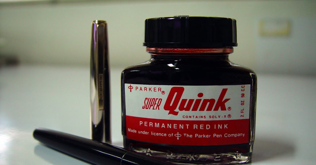 Vintage Inks: Green and Parker Super Quink Inks | Rants of The Archer