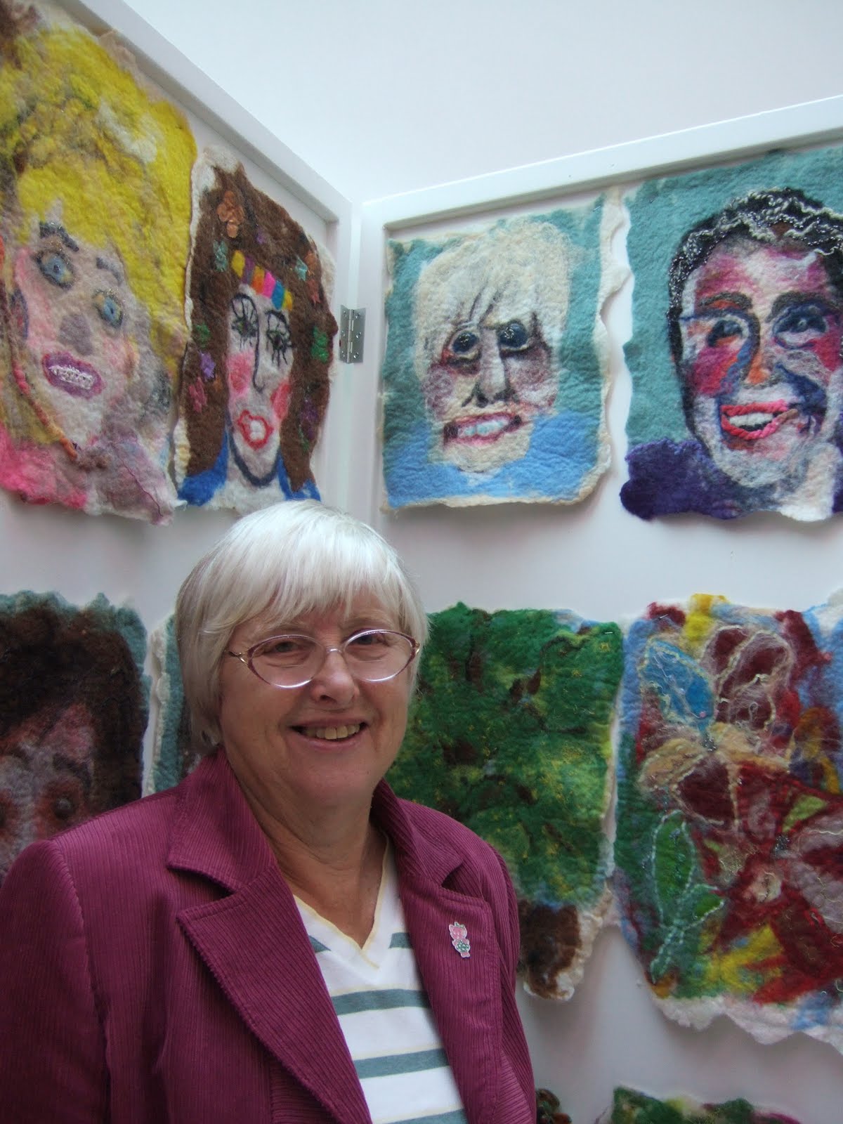 AllSensesArt Blog: Hand Felted Portraits and Stitched Photographs go on ...