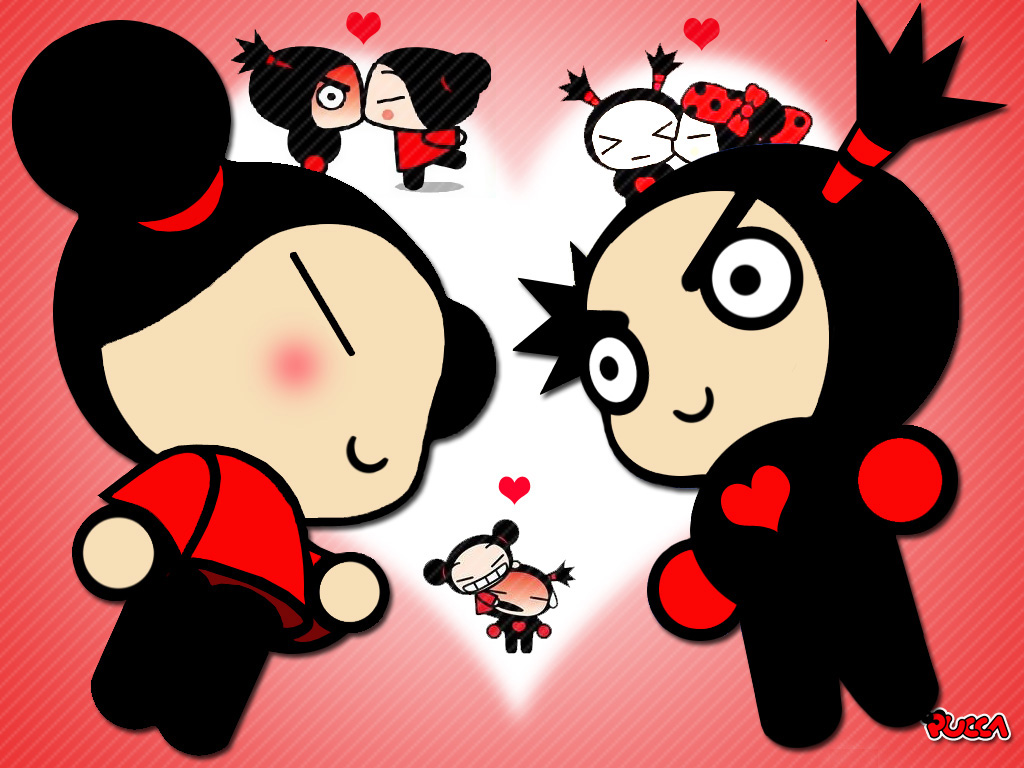 Imagenes de pucca funny love-Colorear dibujos,letras, Actividades ...