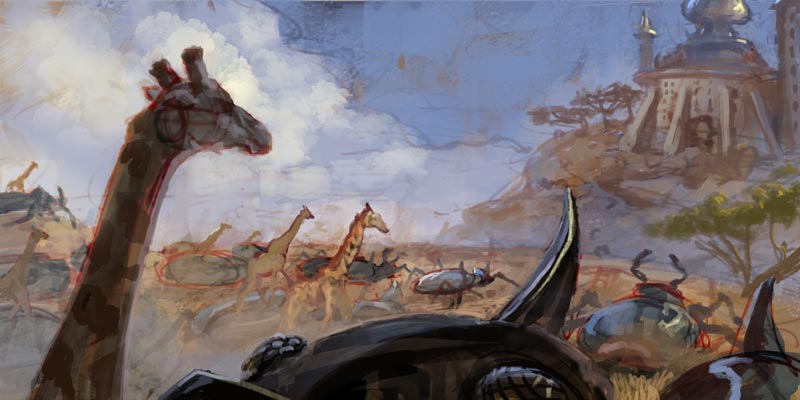 ART CHALLUUNGE is on hold...: Giraffe / Rider / Insect: ART