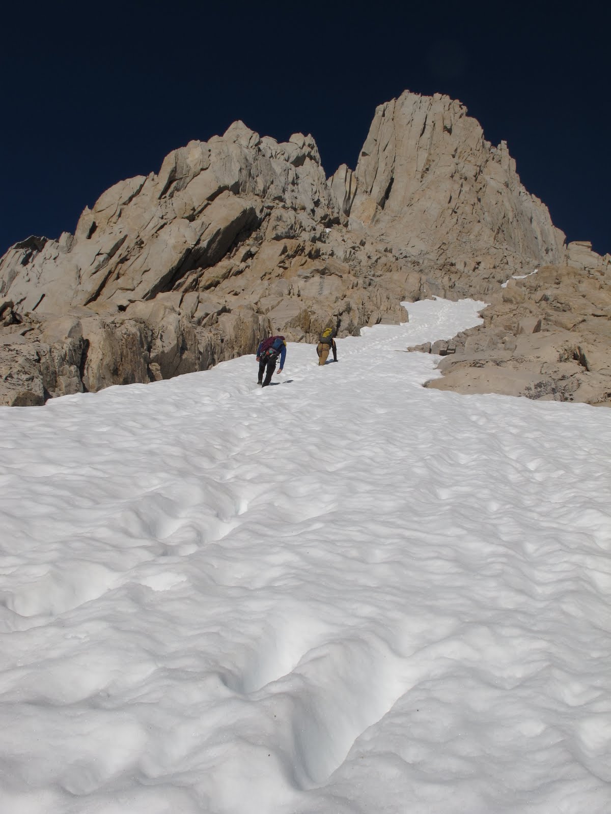 Travel to climb or climb to travel?: East Face of Mt. Whitney