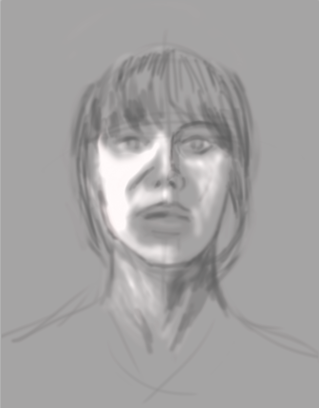 Speak: It's All in the Face- Digital Painting Session: 2