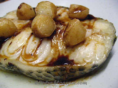 Elinluv's Tidbits Corner: Pan Seared Cod In ' Stinking Rose' Flavored Oil