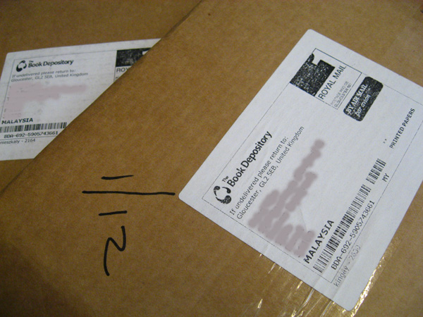 ο Θαλής και τα βιβλία: Book Depository Packaging